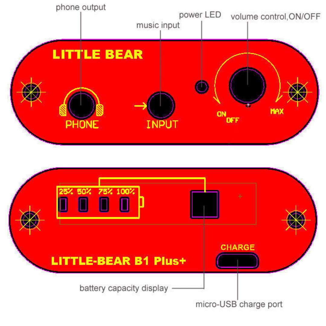 Little Bear B1-Plus Portable Vacuum Tube Headphone Amplifier, Audio ...