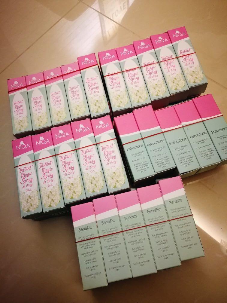 Niqa Hijab Wash & Niqa Instant Magic Spray, Everything Else on Carousell