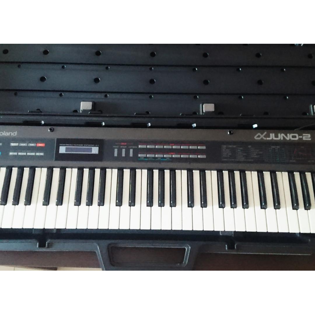 ROLAND ALPHA JUNO 2 with Original Case - Analog Monster, Hobbies & Toys ...