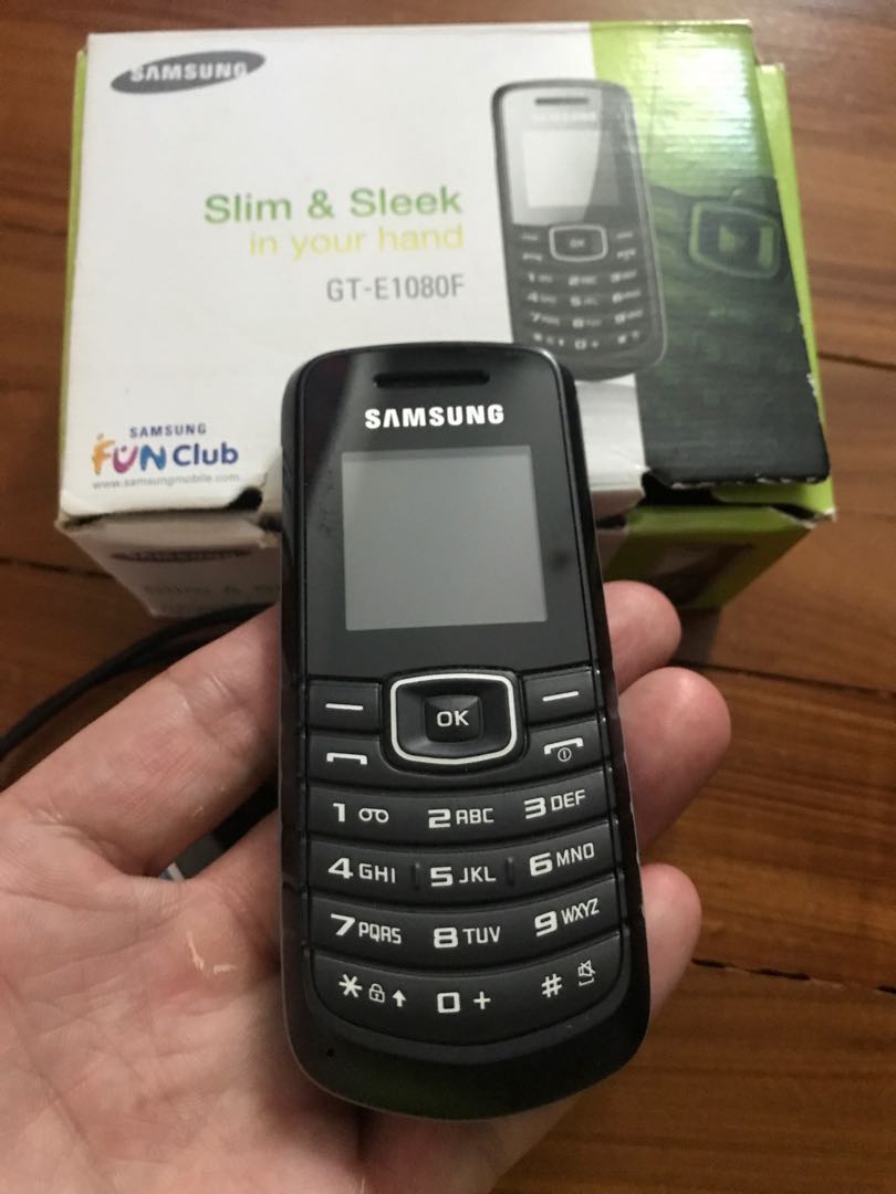 Samsung Phone GT-E1080F, Mobile Phones & Gadgets, Mobile Phones ...