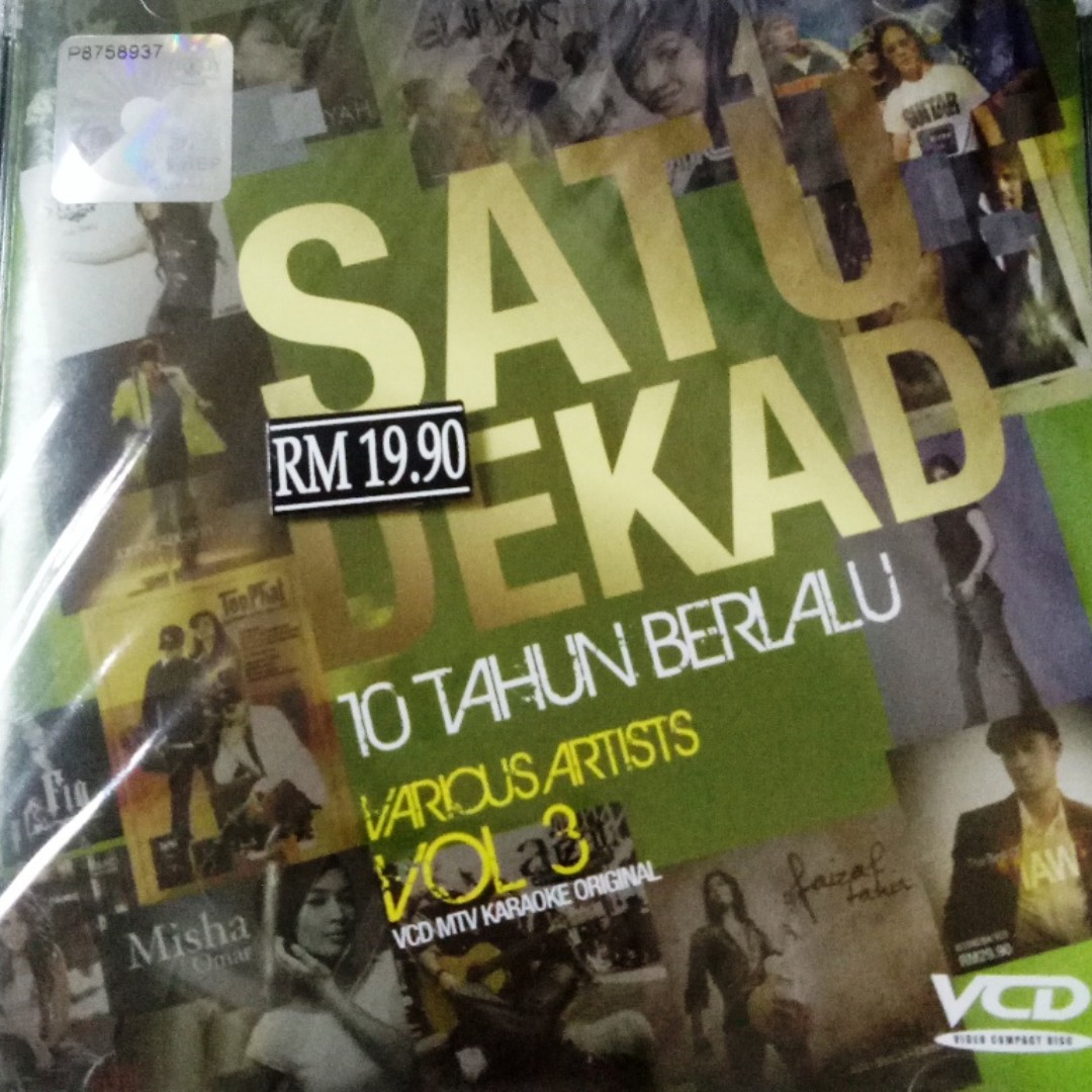 Satu Dekad Vol.3 VCD Karaoke Dato Siti Nurhaliza KRU, Hobbies & Toys, Music & Media, CDs & DVDs ...