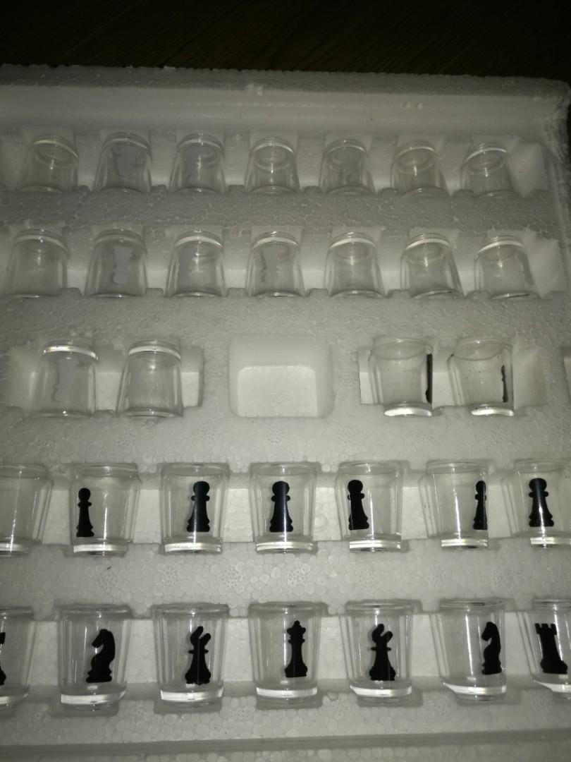 Shot Glass - Chess Board Game, Hobbies & Toys, Toys & Games on Carousell