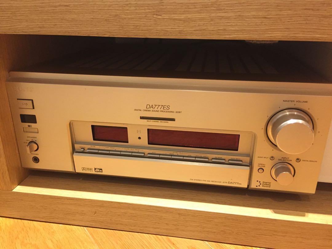 Sony STR-DA777ES - AV receiver 擴音器, 音響器材, 可攜式音響設備 - Carousell