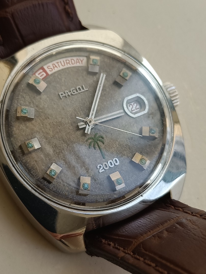 Vintage Pagol Swiss Automatic Watch, Women's Fashion, Watches ...