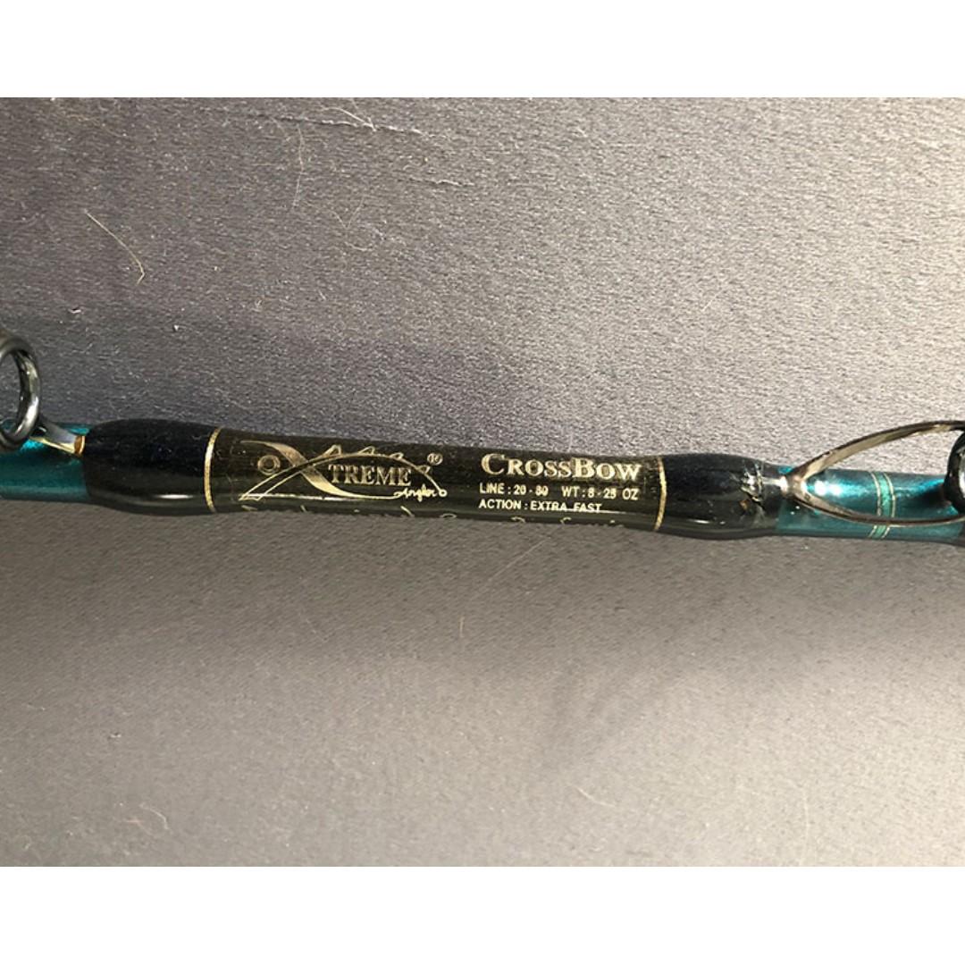 Xtreme CrossBow 20-80lbs Overhead Fishing Rod (Custom Build), Sports ...