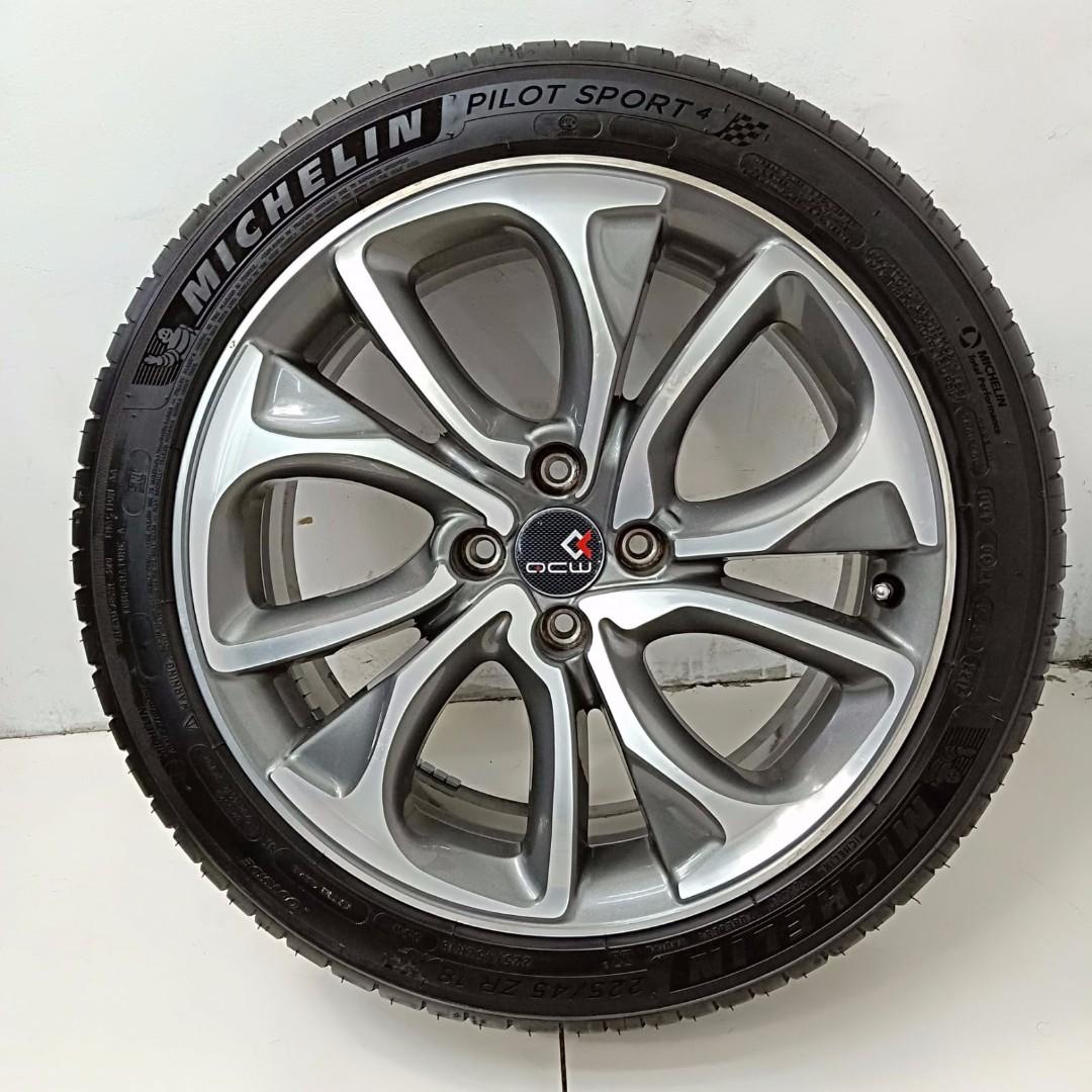 18" Sports Rim With Tyres 4x108 (SR1732), Car Accessories, Tyres & Rims ...