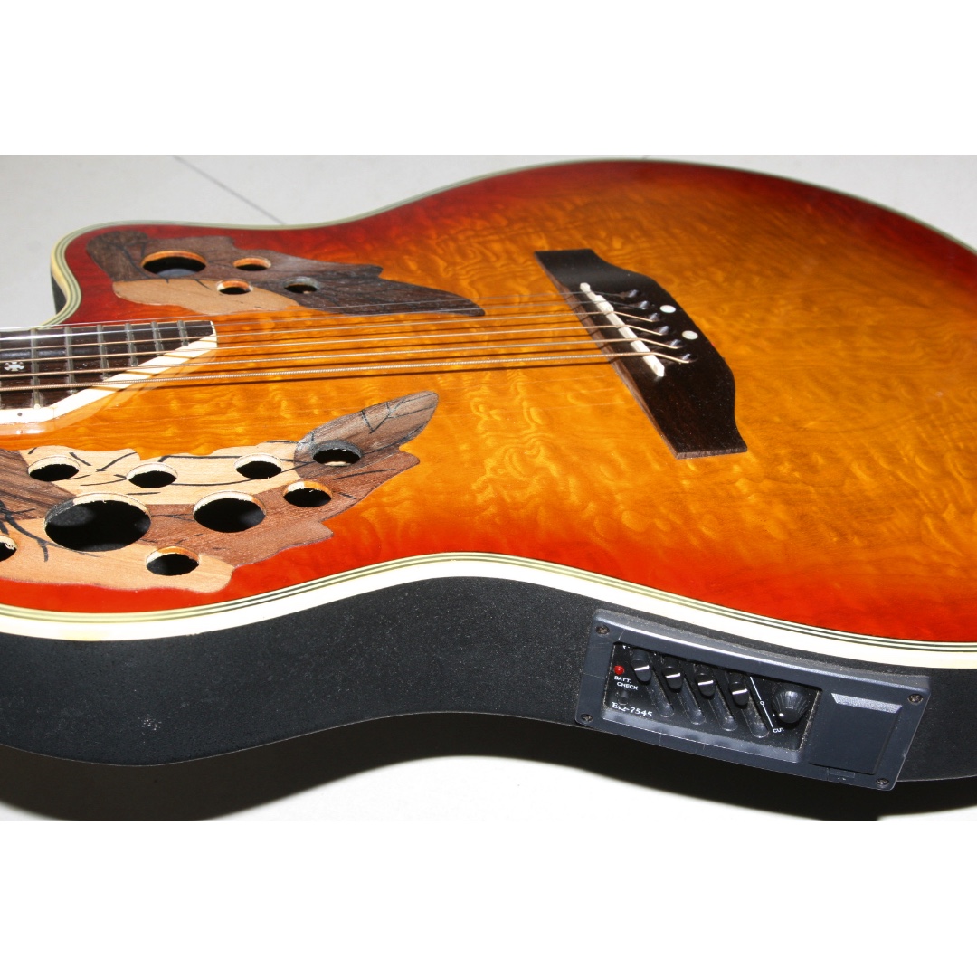 41” Toyama Japan Electric Acoustic Guitar - Ovation Copy, 興趣及遊戲, 音樂、樂器 ...