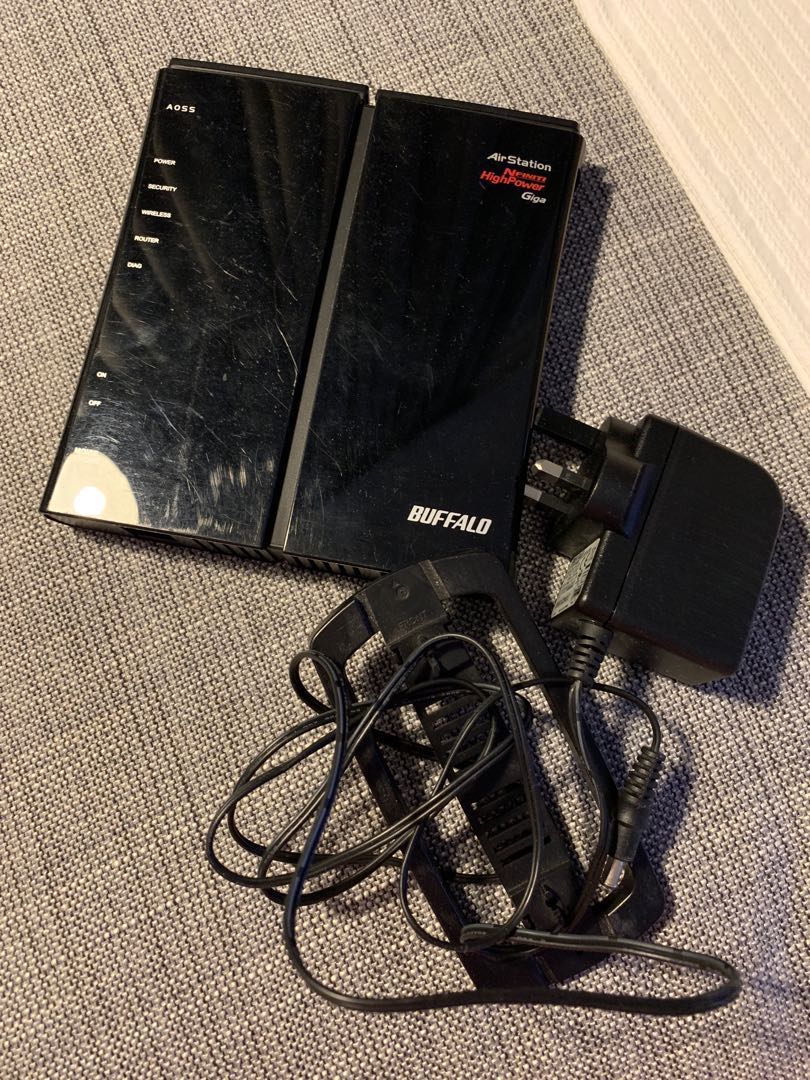 免費 FREE Buffalo Router, 電腦＆科技, 電腦周邊及配件, Wifi及上網相關產品 - Carousell