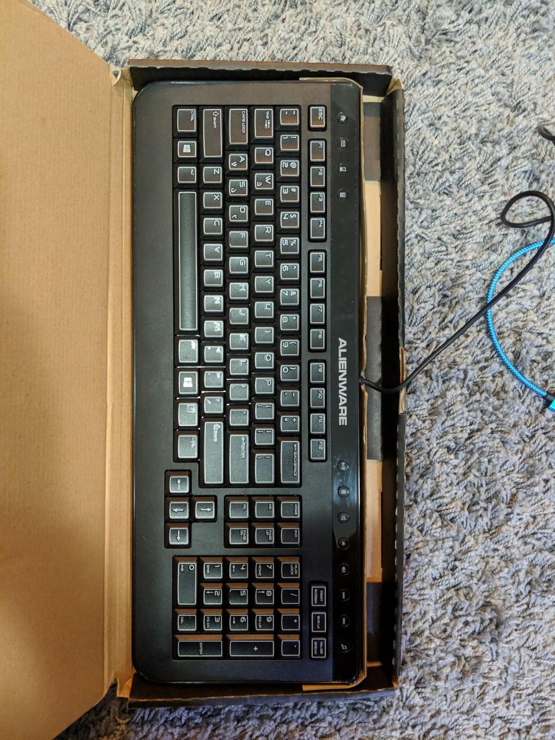 Alienware Keyboard, Electronics, Computer Parts & Accessories on Carousell