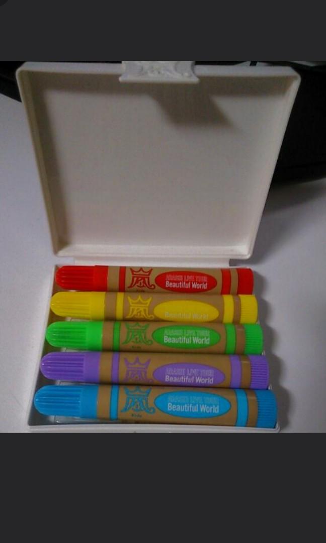 Arashi Beautiful World Magic pen set, Hobbies & Toys, Memorabilia ...