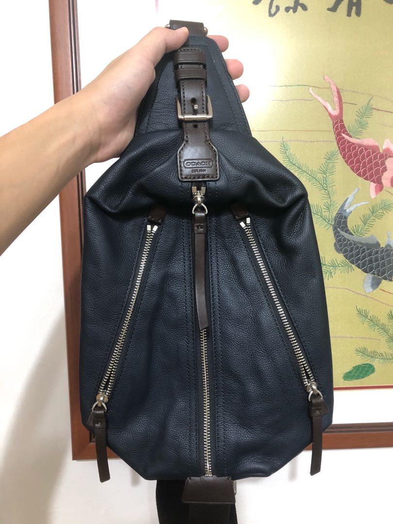 Coach Sling Backpack, Men's Fashion, Bags, Sling Bags on Carousell
