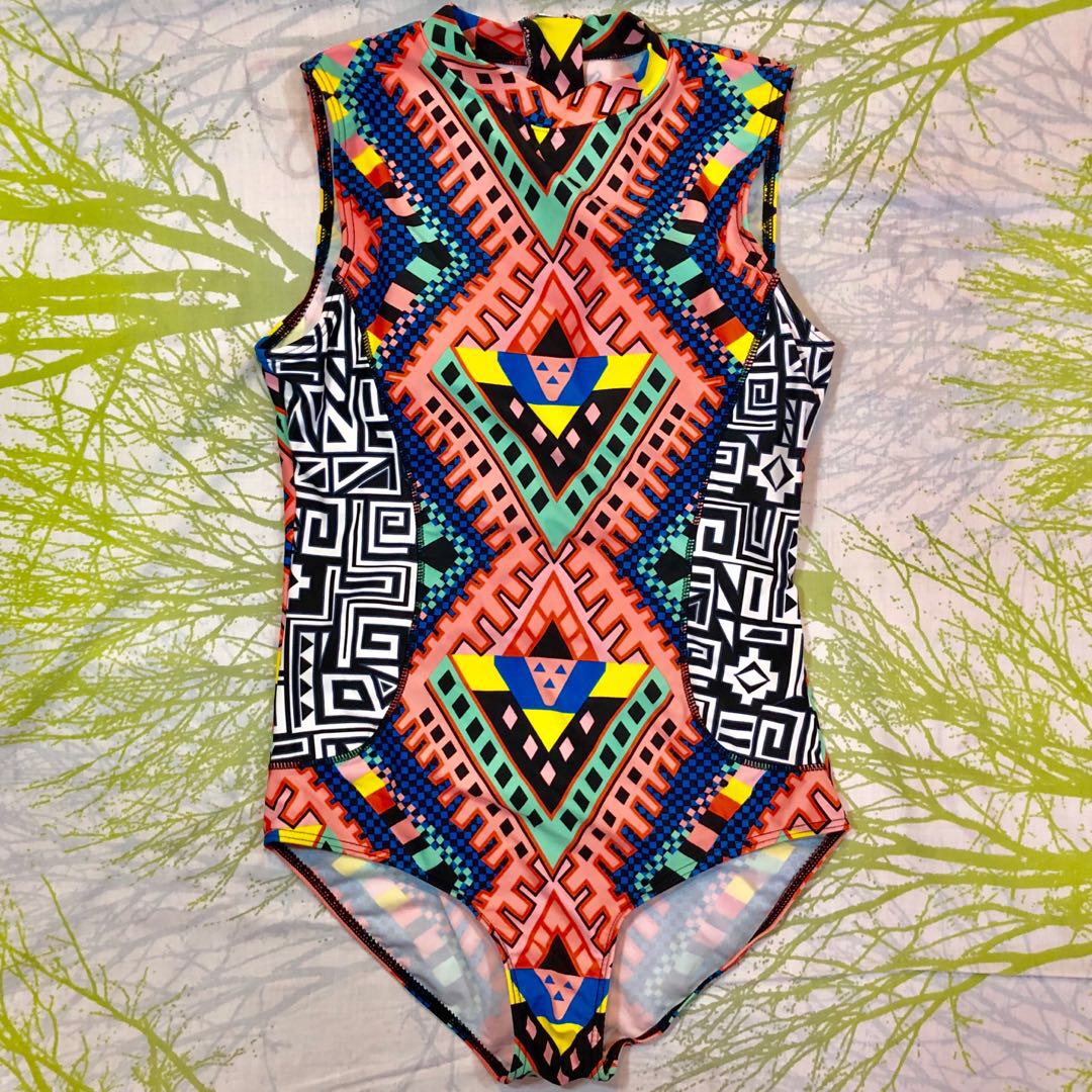 Coco Cabana Aztec one piece swimsuit, Women's Fashion, Swimwear ...
