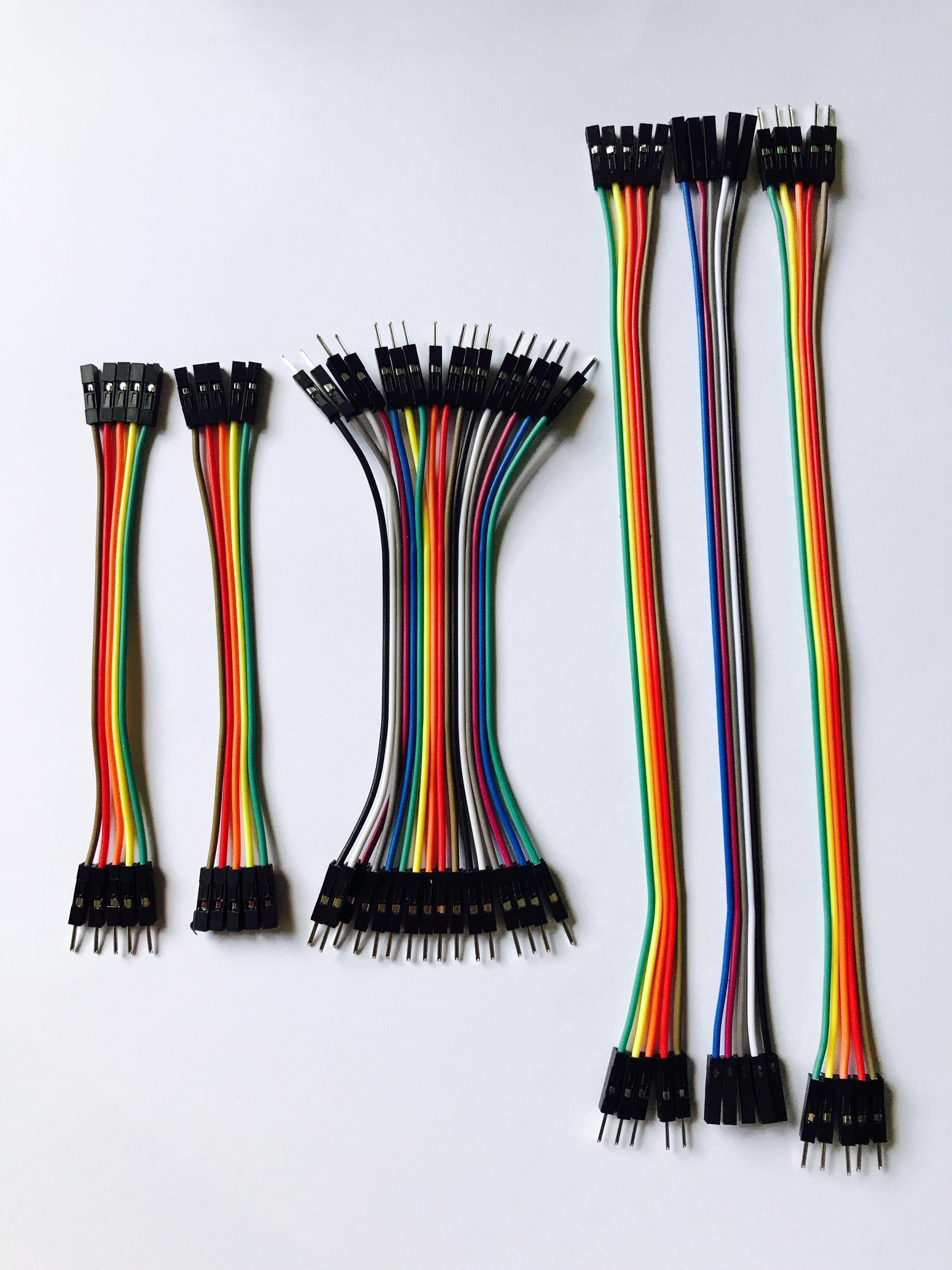 DuPont Jumper Wires for Arduino and Breadboard (assorted 40 pieces ...