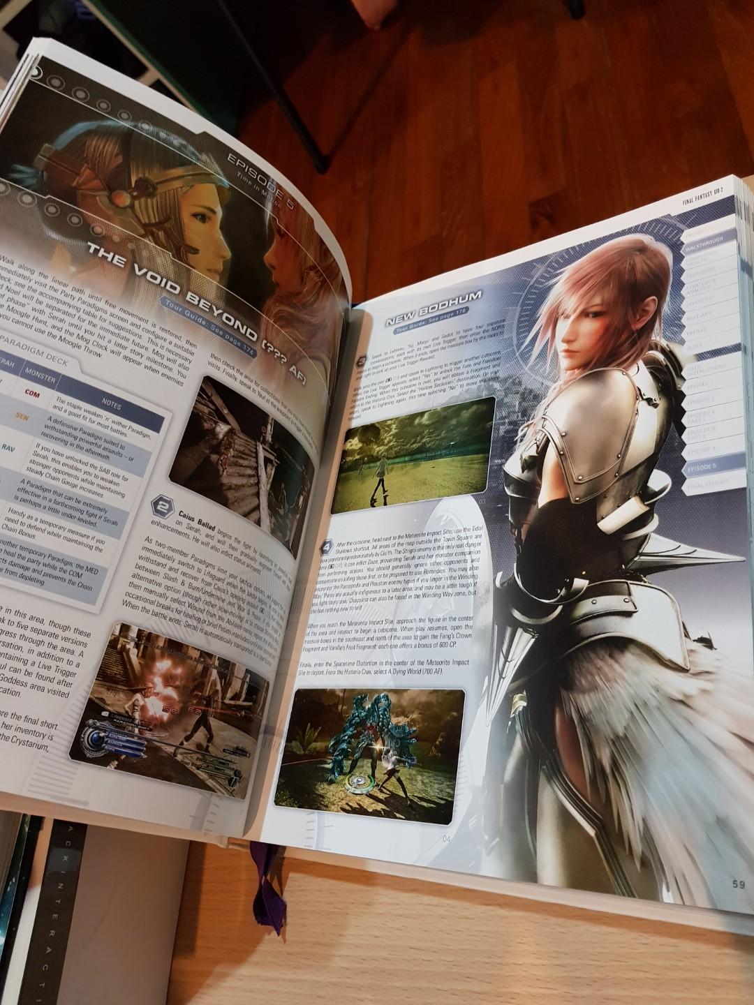 Final Fantasy XIII-2 collector's edition guidebook, Video Gaming, Video ...