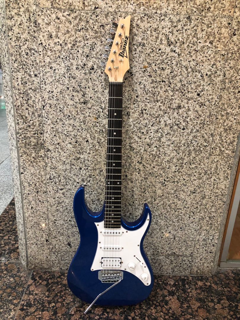 Ibanez GRX40-BMB Electric Guitar, Beam Blue, Hobbies & Toys, Music ...