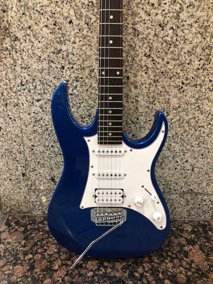 Ibanez GRX40-BMB Electric Guitar, Beam Blue, Hobbies & Toys, Music ...