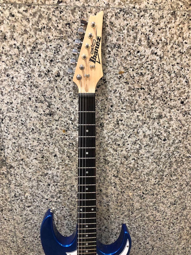 Ibanez GRX40-BMB Electric Guitar, Beam Blue, Hobbies & Toys, Music ...