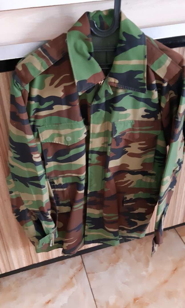 Jaket Army M65 Korea Green Camo, Fesyen Pria, Pakaian , Baju Luaran di ...