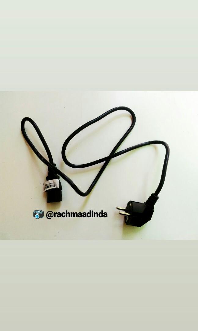 Kabel Power Adaptor Komputer CPU Power Supply PC 3 Lubang 1 Meter ...