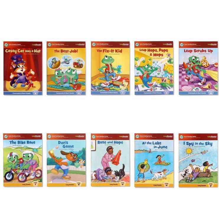 LeapFrog Leapreader System Learn to Read 10 Book Mega Pack-, Hobbies ...