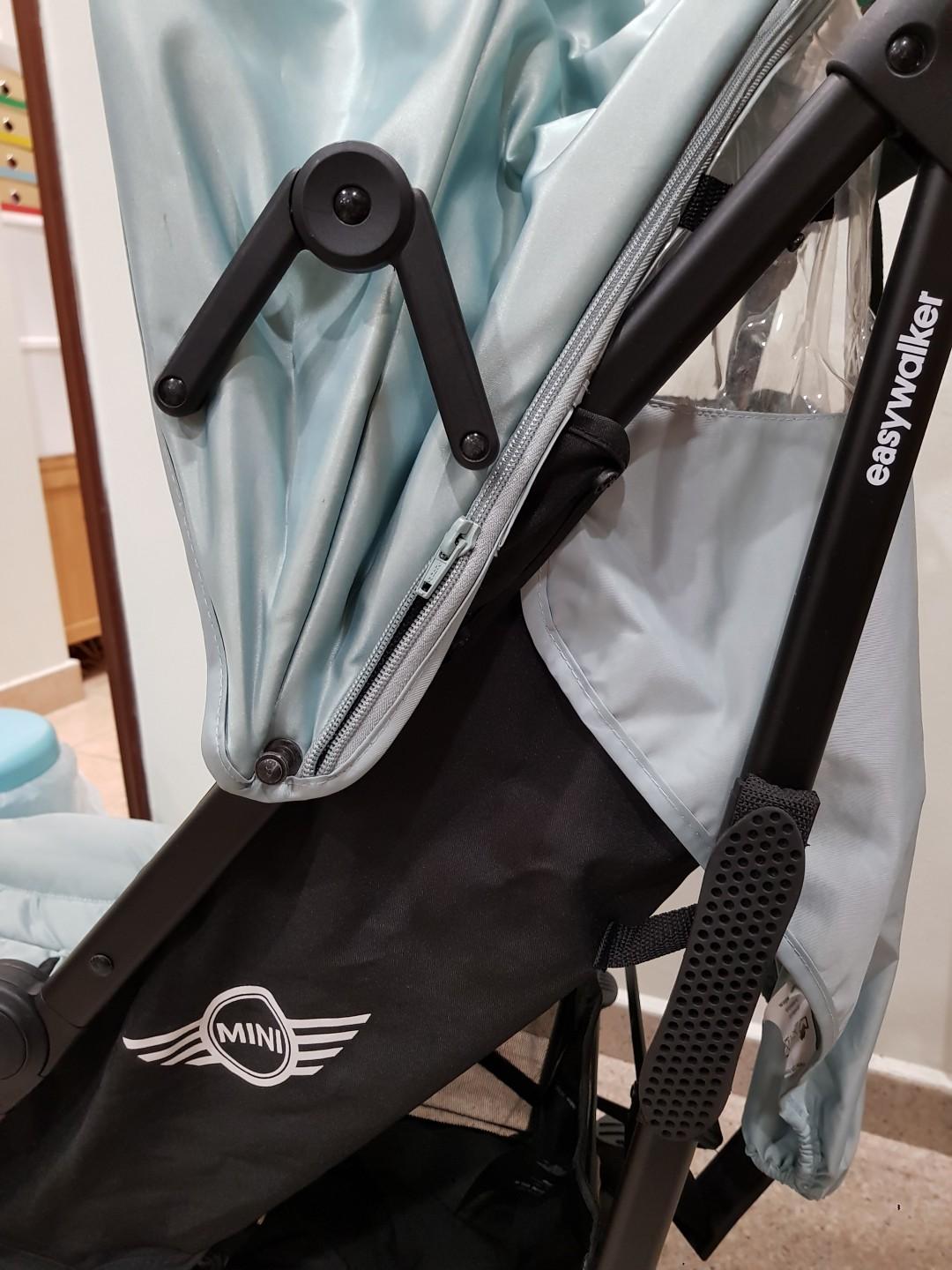 Mini Cooper Stroller in Mint Grey, Babies & Kids, Going Out, Strollers ...