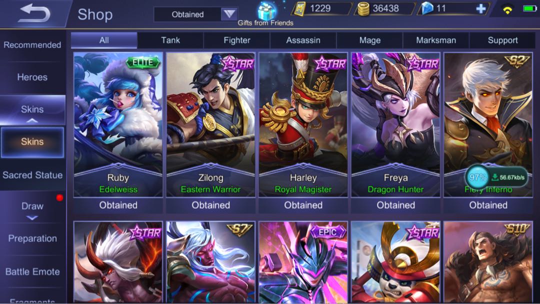 Mobile legends ML account, Video Gaming, Gaming Accessories, Game Gift ...