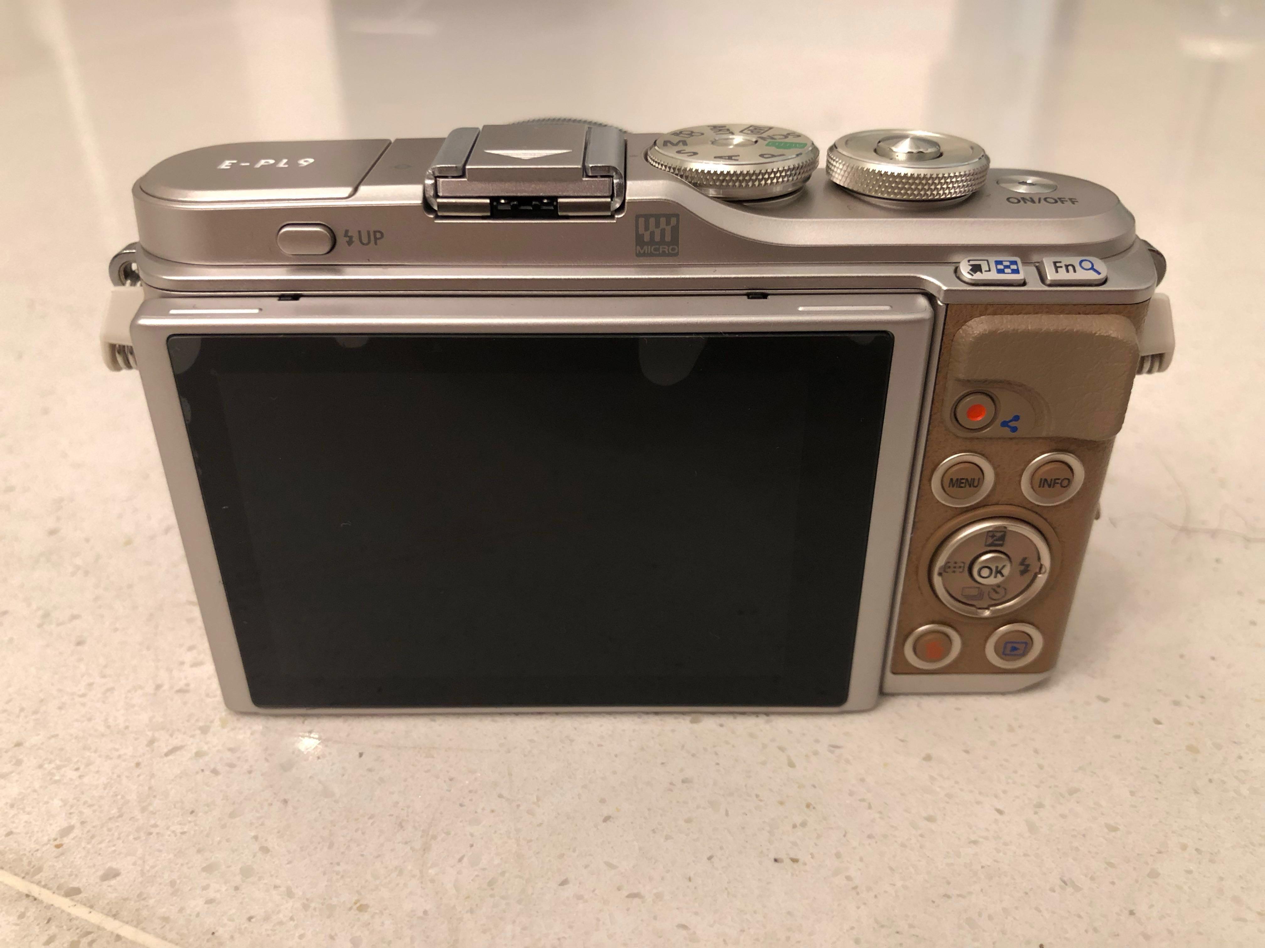 Olympus Pen E-PL9 (Brown), Photography, Cameras on Carousell