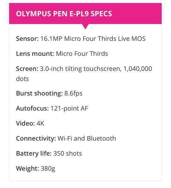 Olympus Pen E-PL9 (Brown), Photography, Cameras on Carousell