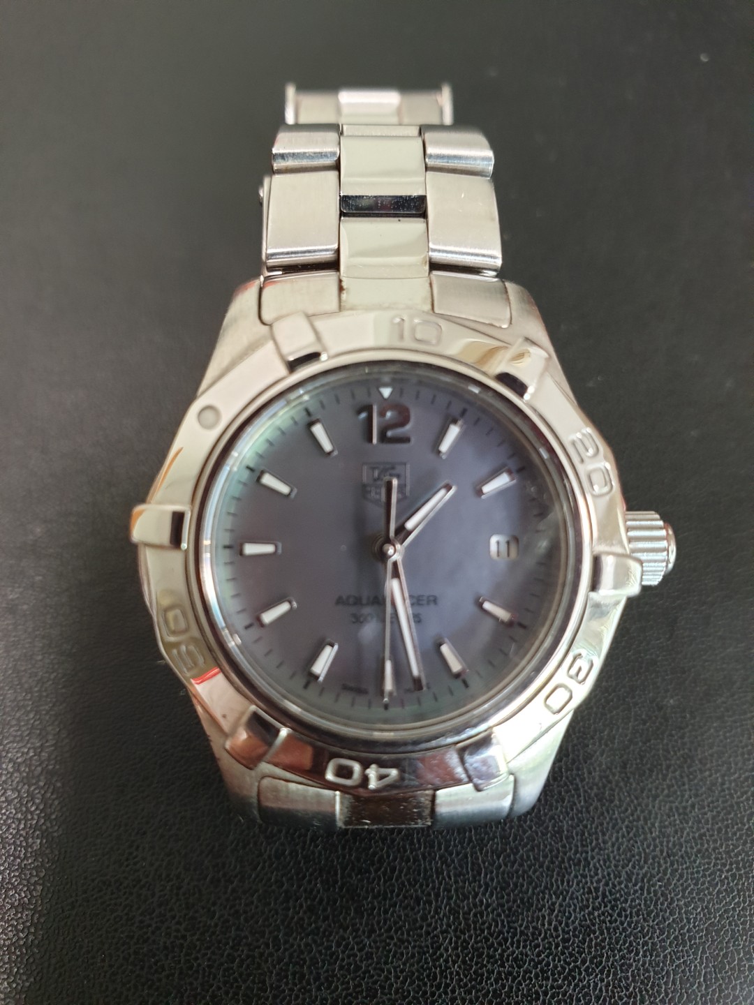 Original Tag Heuer aquaracer blue face, Luxury, Watches on Carousell