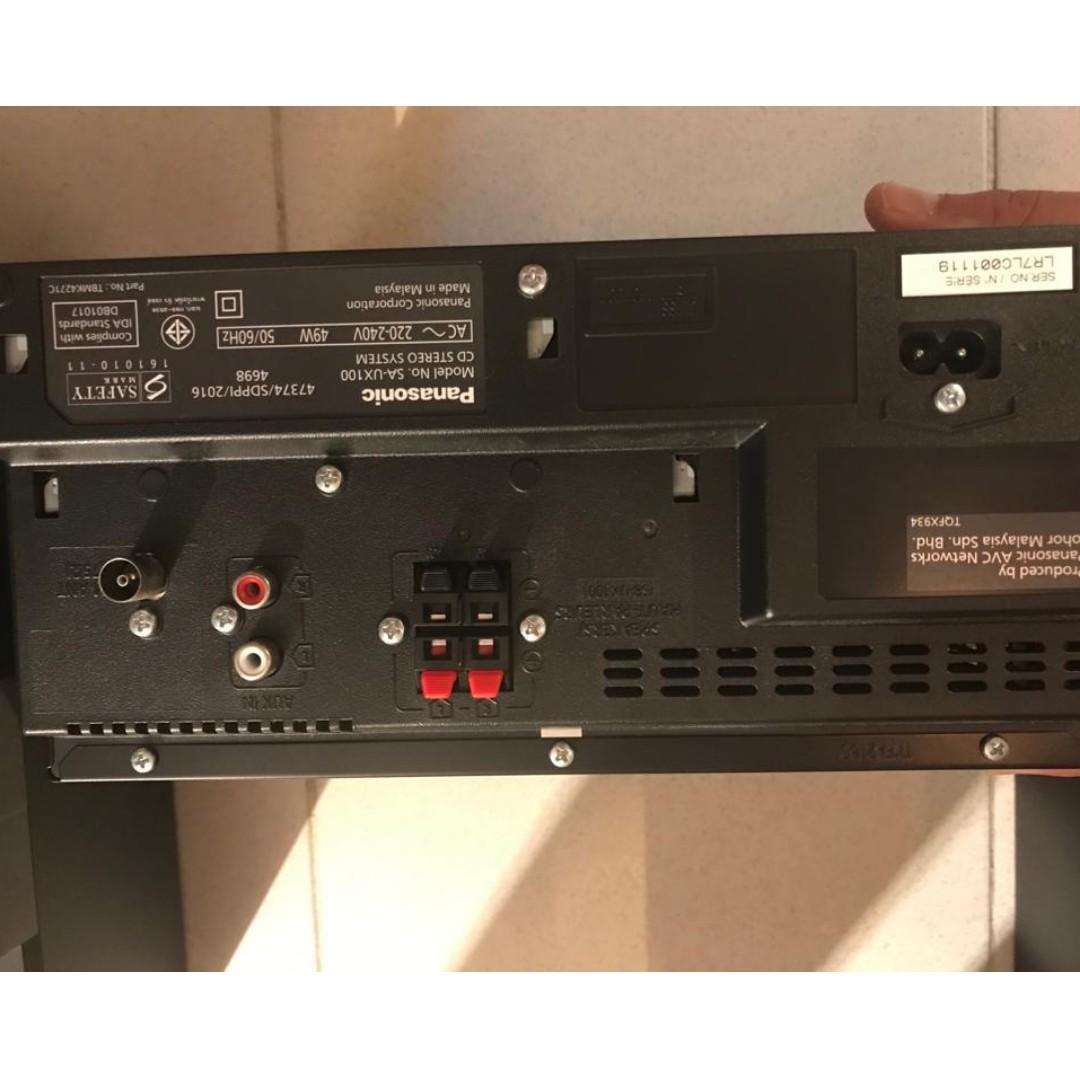 Panasonic - Mini System Sc-ux100, 傢俬＆家居, 保安及門鎖 , 保安系統及閉路電視 - Carousell