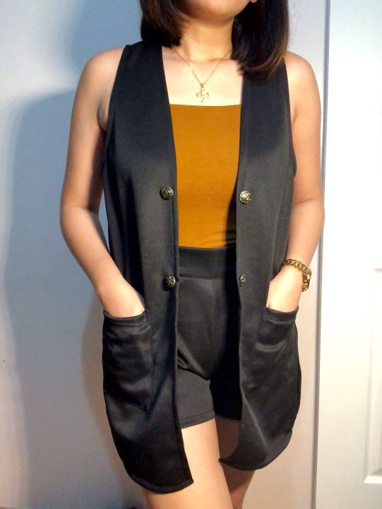 [SOLD] Vest Coordinates, Women's Fashion, Dresses & Sets, Sets or ...