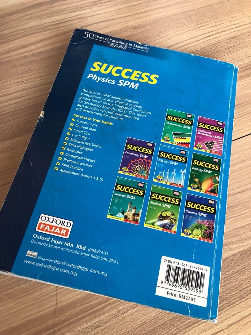 Textbook Physics SPM (success), Hobbies & Toys, Books & Magazines ...