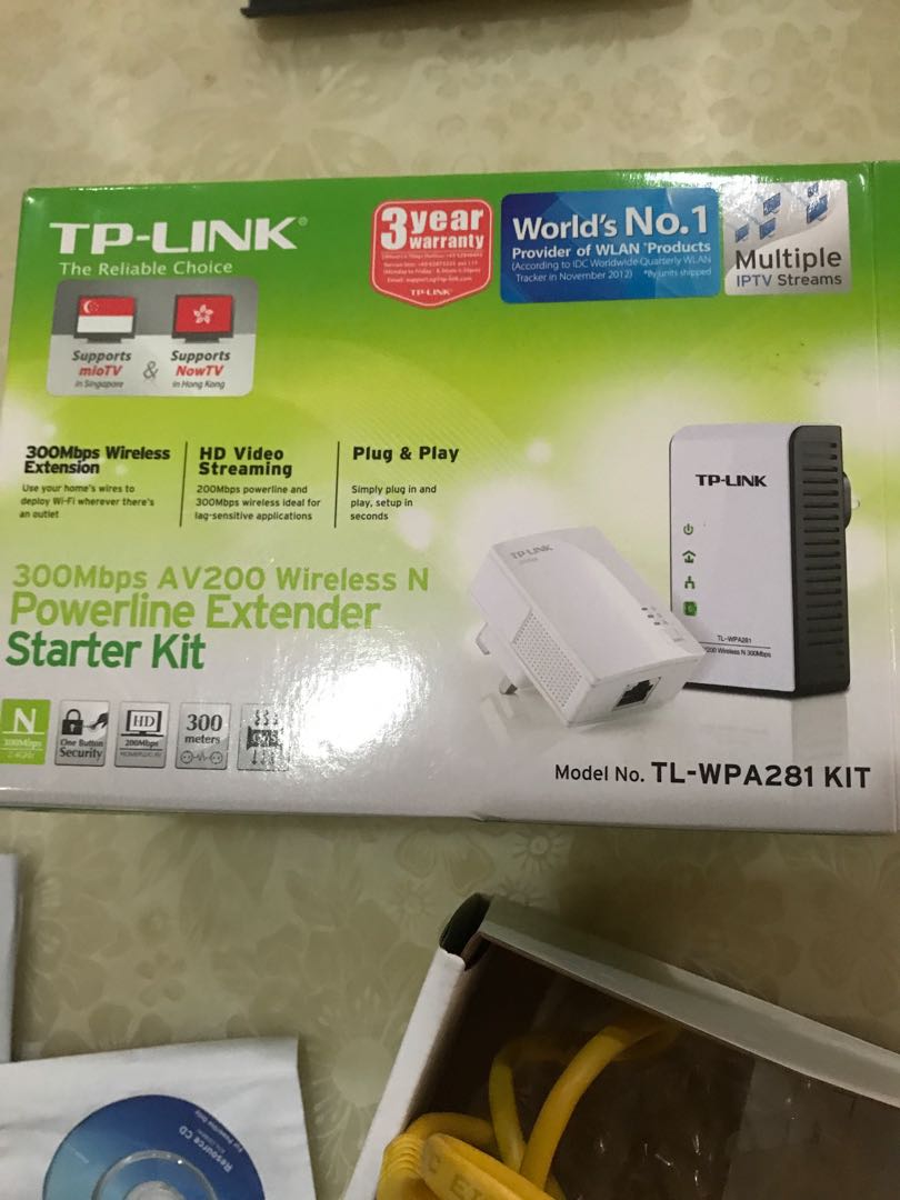 TP-LINK Powerline Extender, Computers & Tech, Parts & Accessories ...