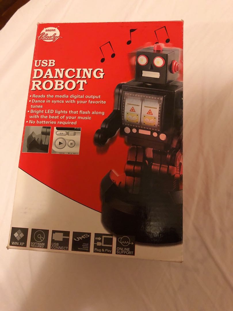 USB Dancing Robot 跳舞機器人, 興趣及遊戲, 玩具 & 遊戲類 - Carousell