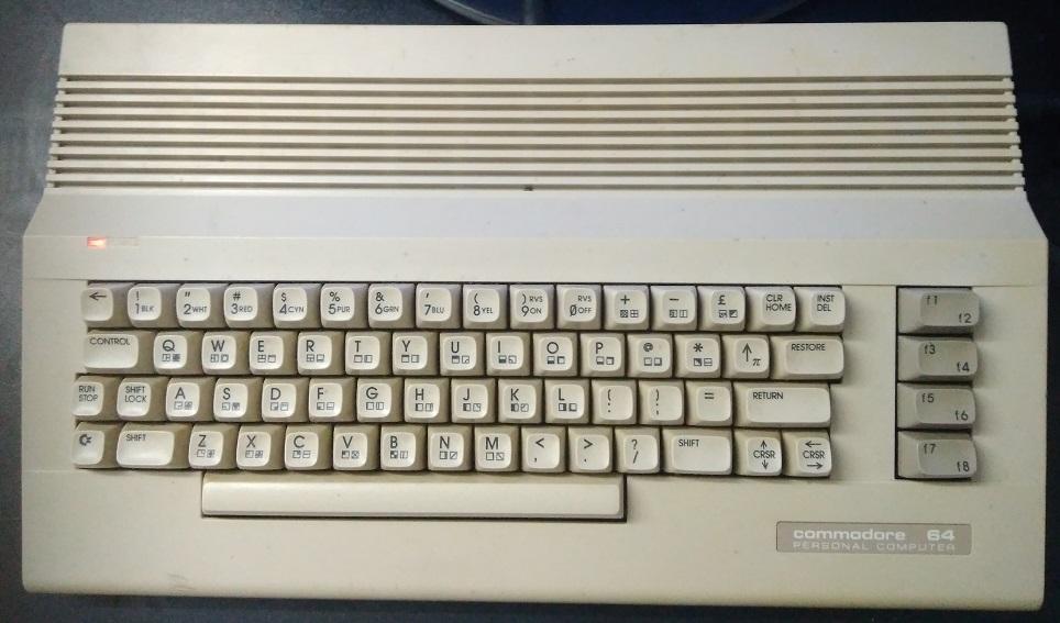 Vintage Commodore 64 computer with new power supply, joystick and video ...