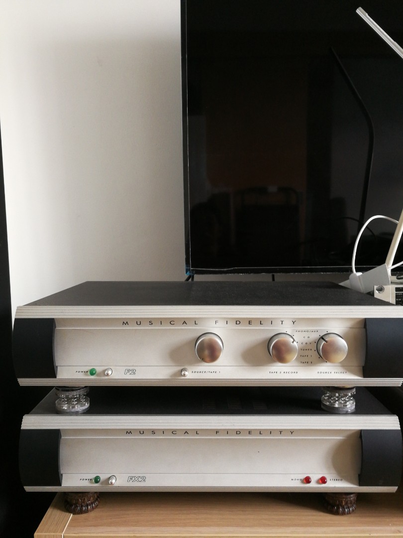 Audiophile pre + Power amp, Electronics, Audio on Carousell