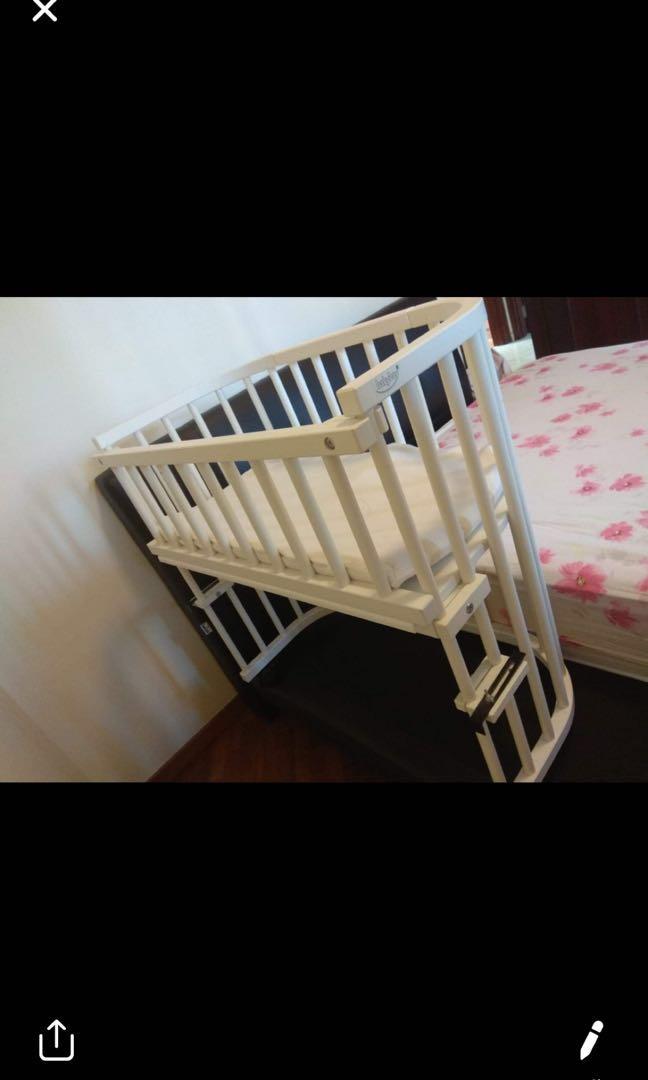 Babybay co sleeping baby cot with wheels design, Babies & Kids, Baby ...