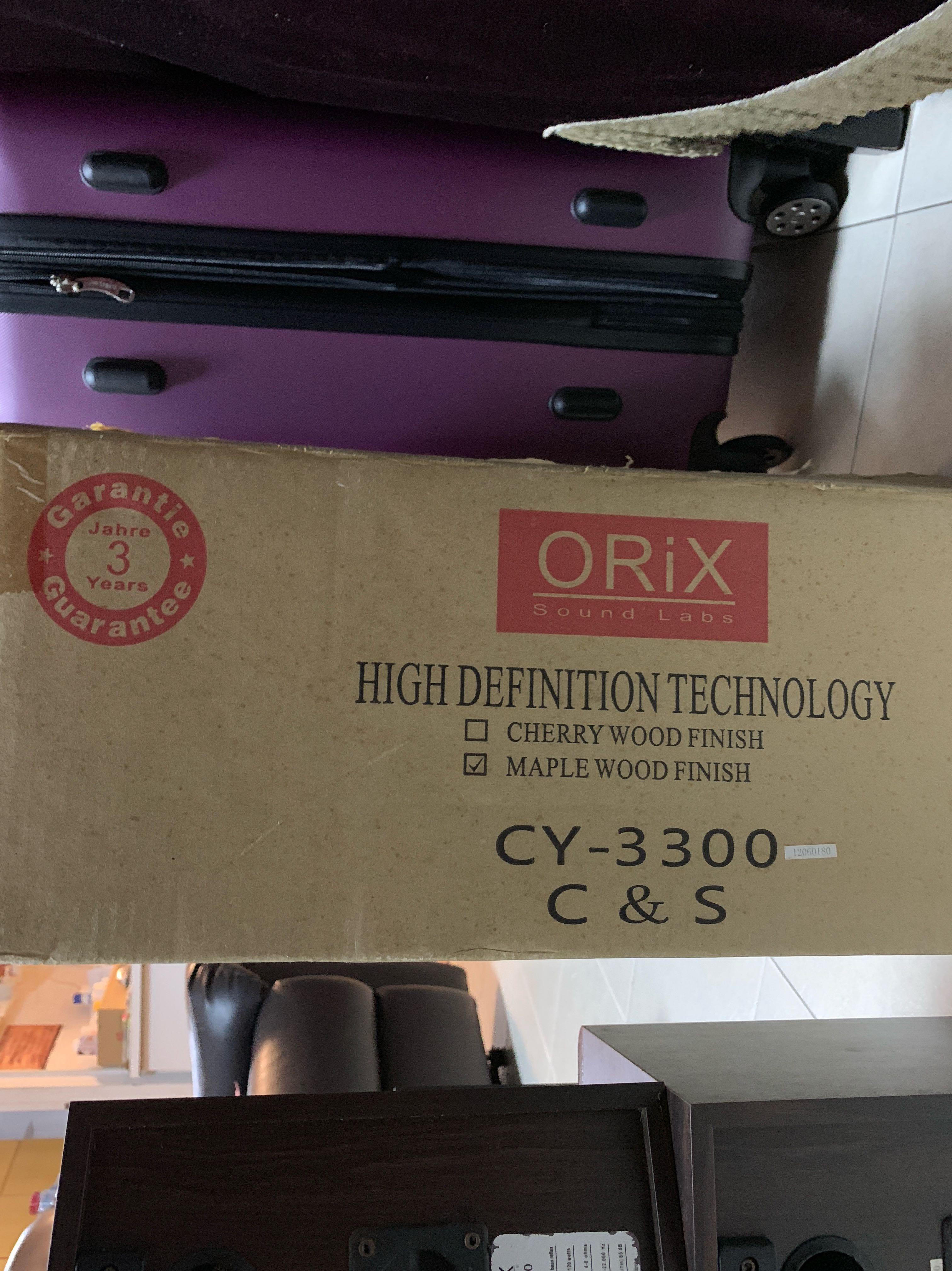 Brand new Orix maple wood speakers, Audio, Soundbars, Speakers ...