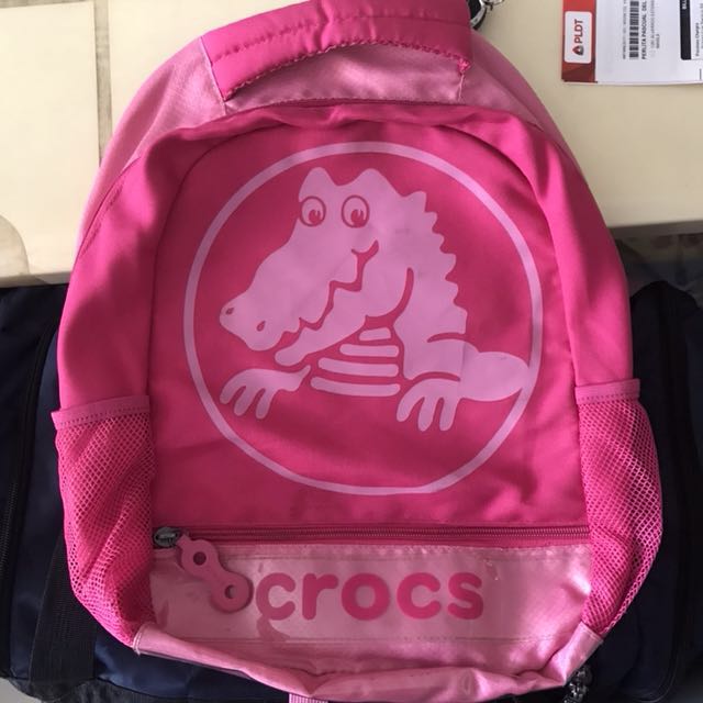 CROCS BACKPACK PINK, Babies & Kids, Going Out, Diaper Bags & Wetbags on ...