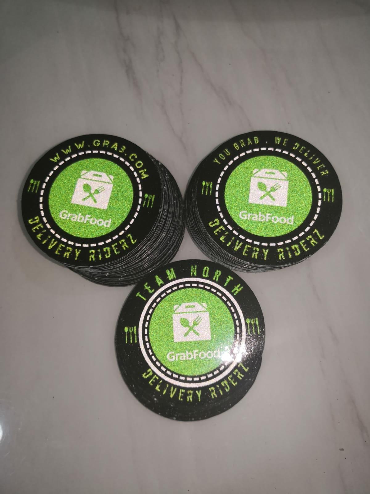 GRABFOOD DELIVERY STICKERS !, Motorcycles, Motorcycle Accessories on ...