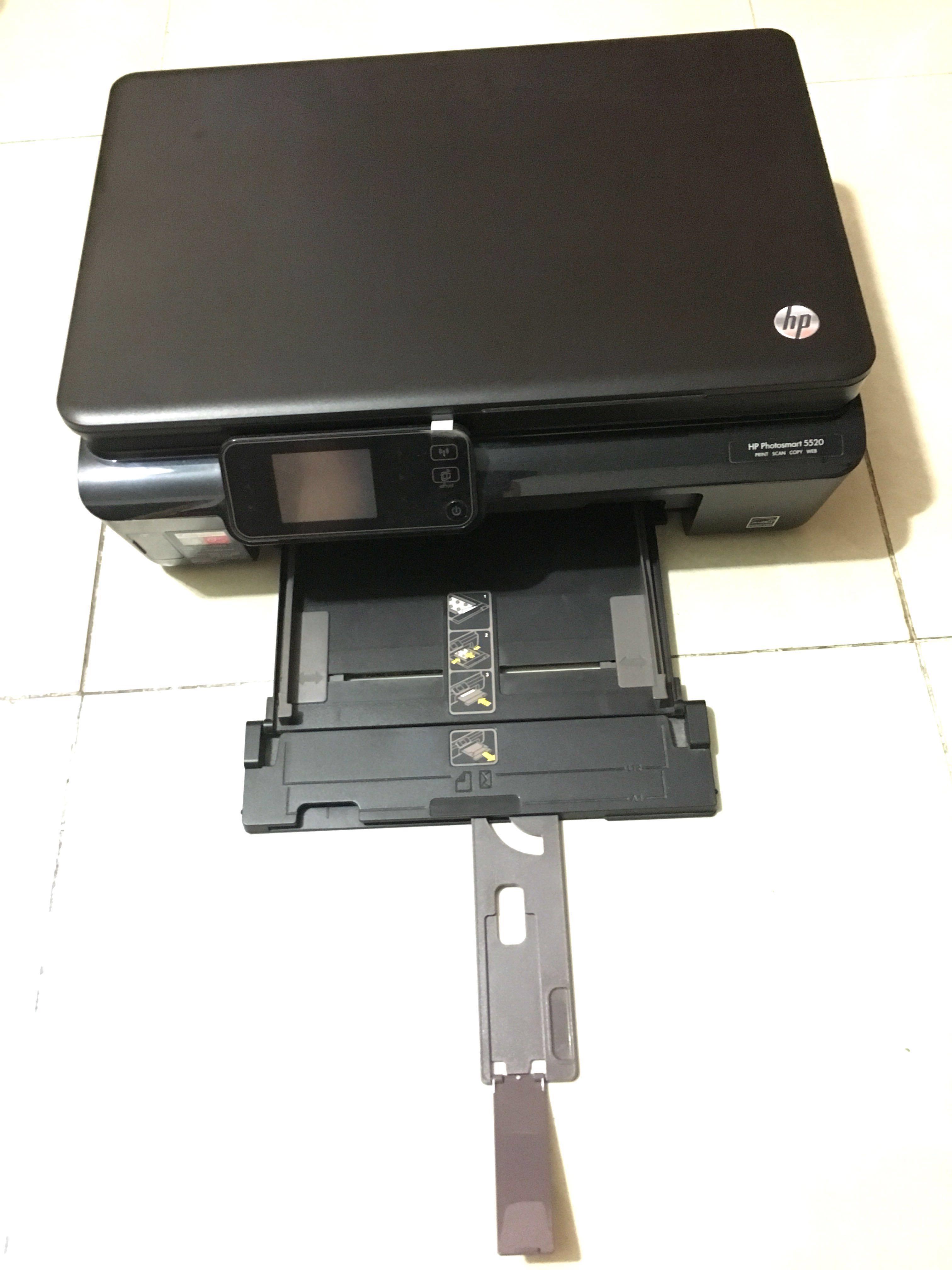 HP Photosmart 5520 - Printer 打印機, 電腦＆科技, 打印機及影印機 - Carousell
