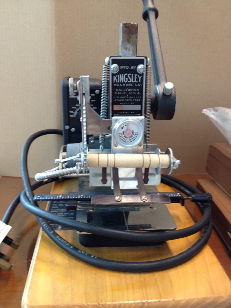 Kingsley Hot stamping machine, Everything Else on Carousell