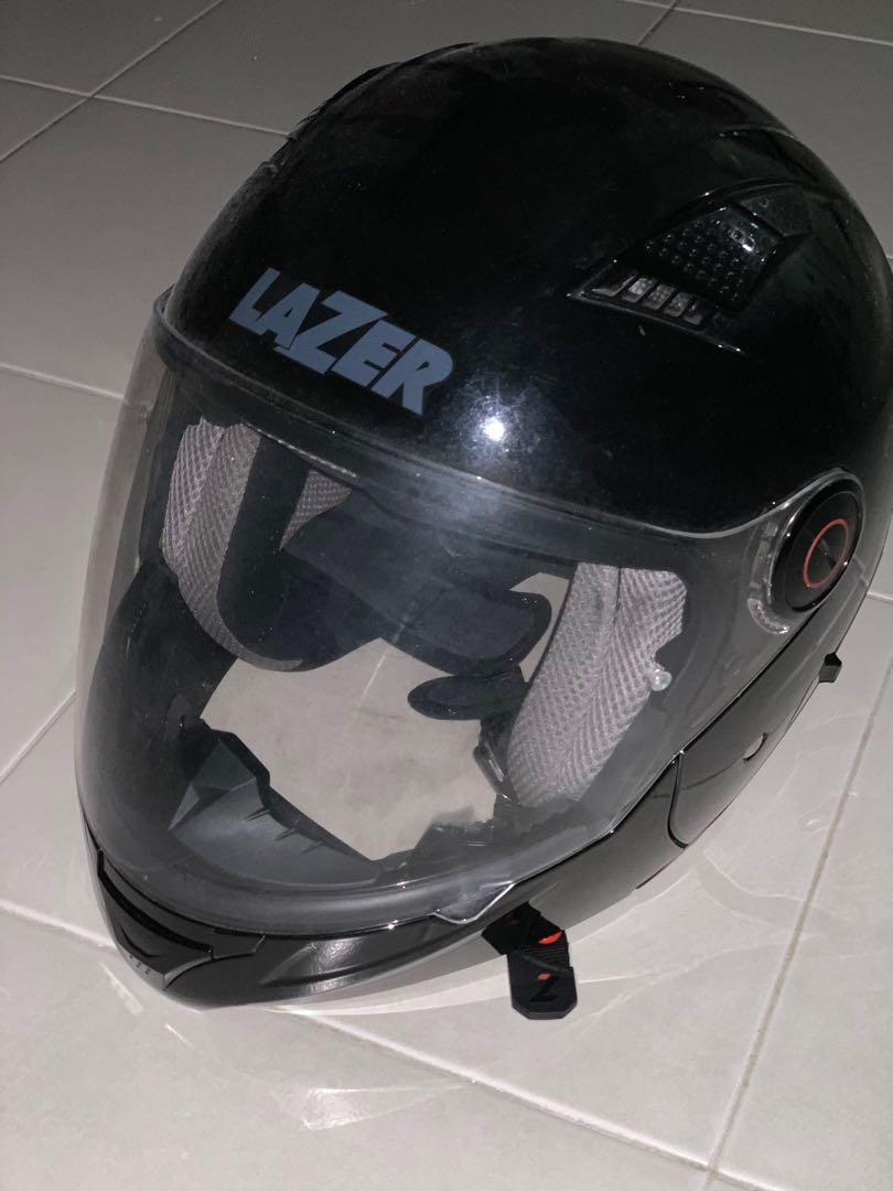 Lazer full face helmet, Motorcycles, Motorcycle Apparel on Carousell