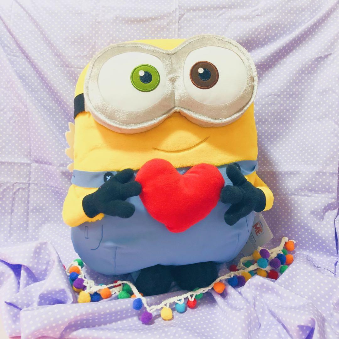 Minion Heart Angel Plushie, Hobbies & Toys, Toys & Games on Carousell
