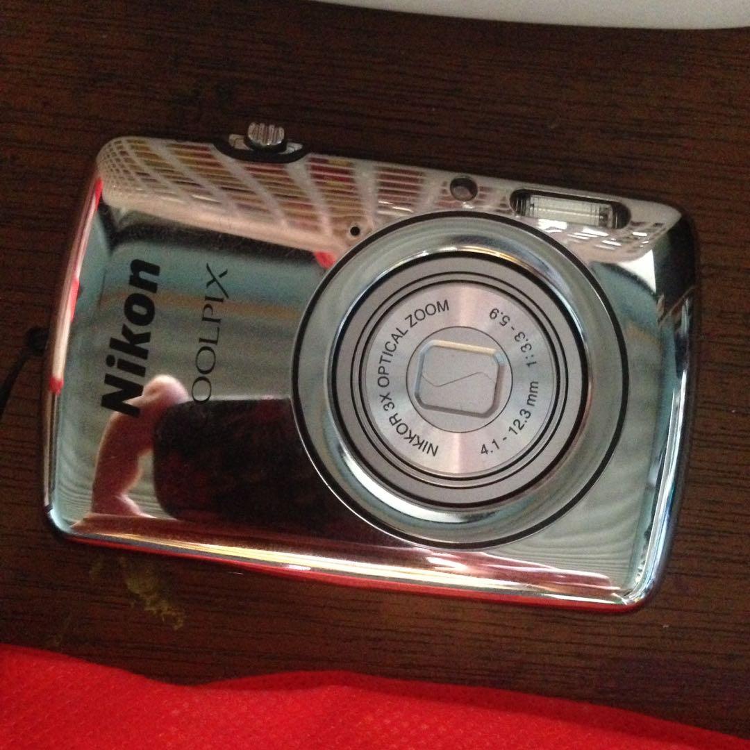 NIKON COOLPIX S01 (Pocket Digicam) (Silver), Photography, Cameras on ...