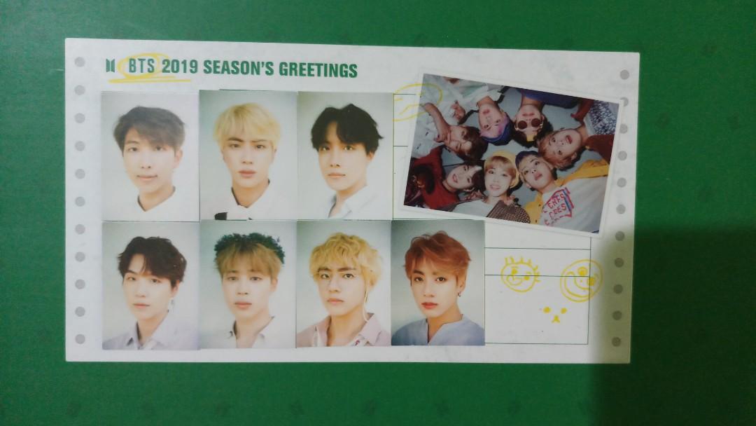 BTS SG 2019 OFFICIAL ID PHOTO, Hobbies & Toys, Memorabilia ...