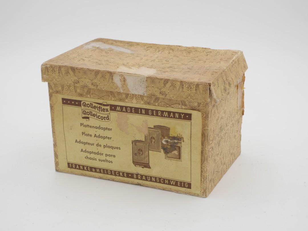 Rolleiflex or Rolleicord Plate Adapter Set with Box, Photography ...
