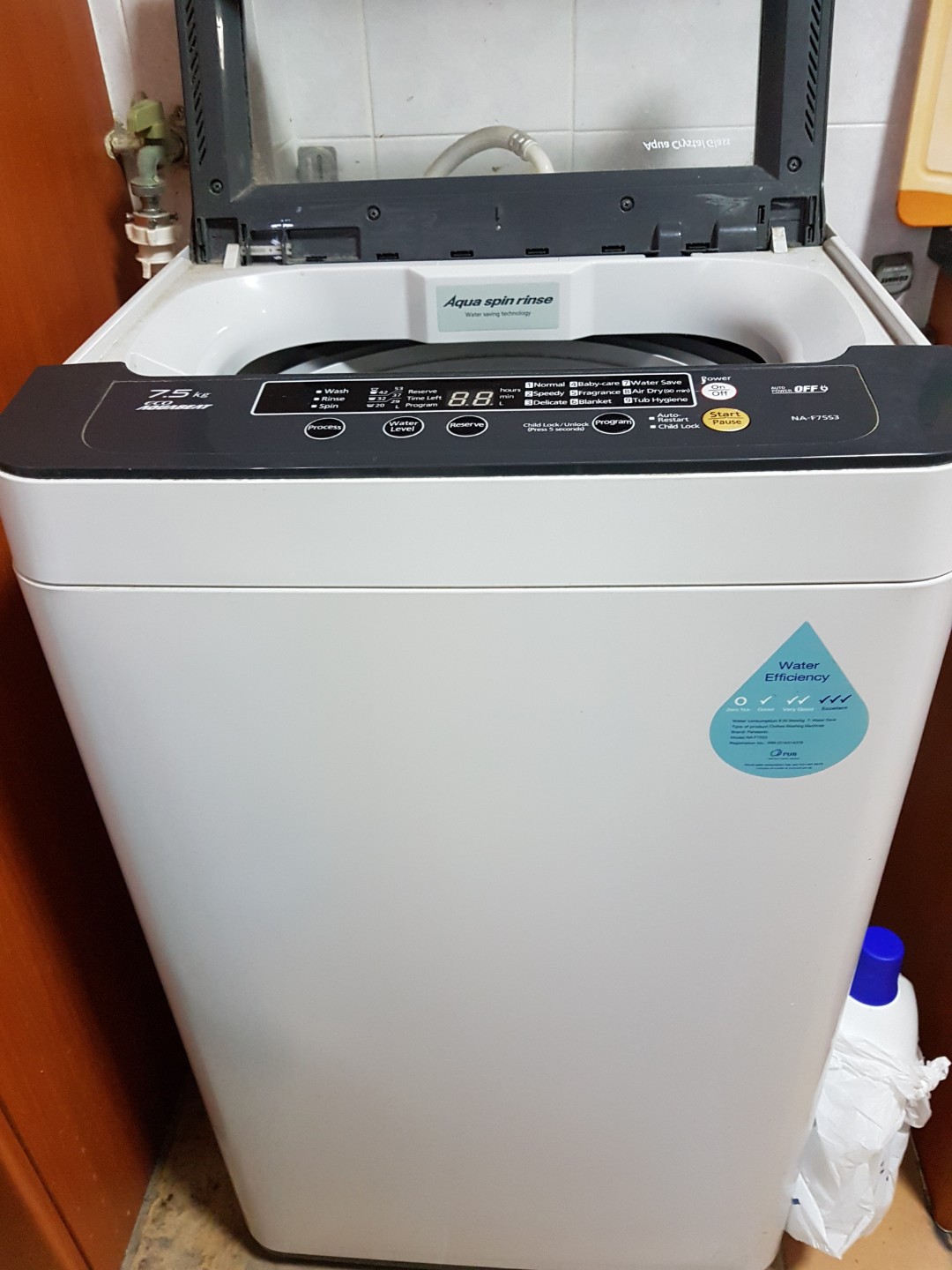 Panasonic top load washing machine., TV & Home Appliances, Washing ...