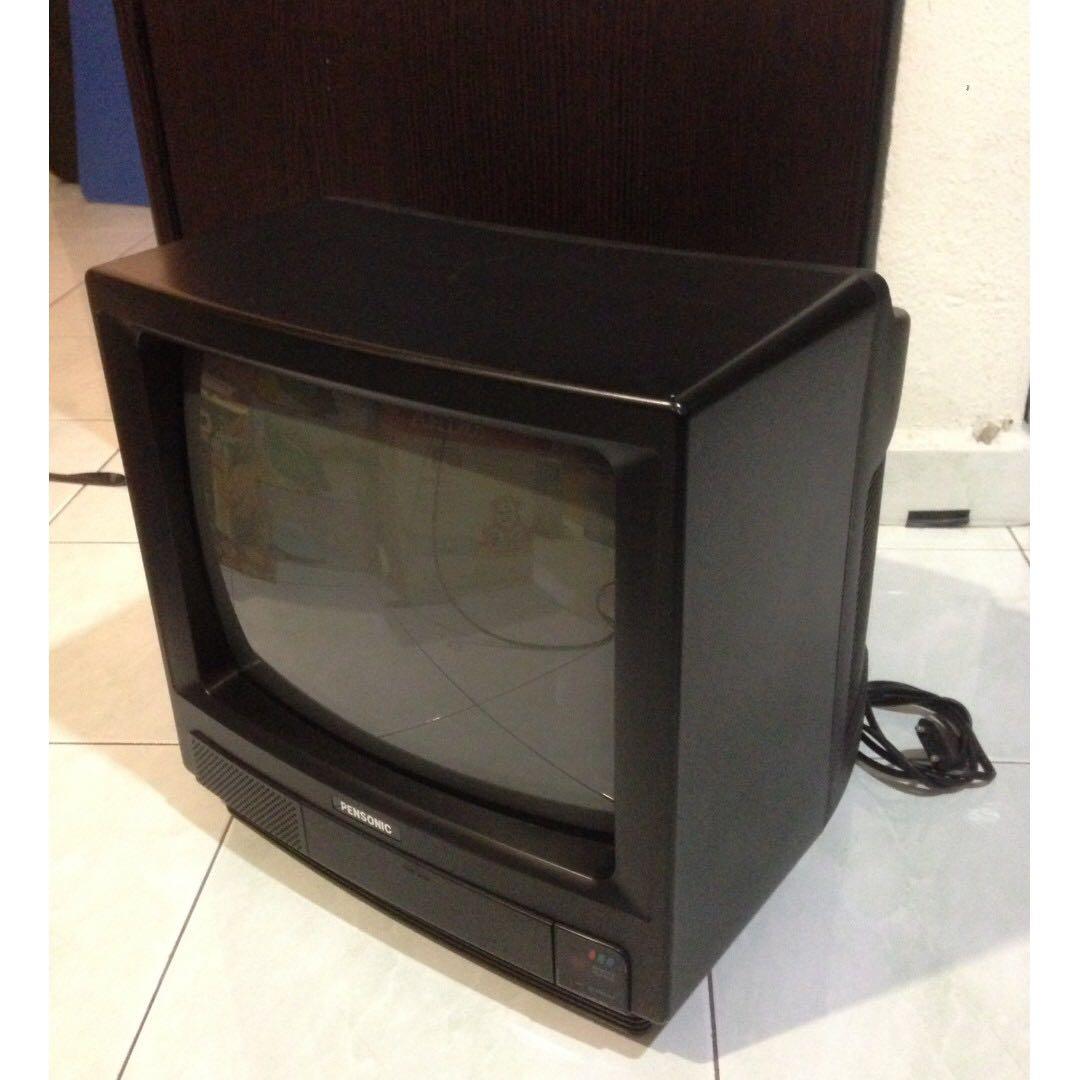 Pensonic 14" Small TV In Good Working Condition (Penang Only), TV ...