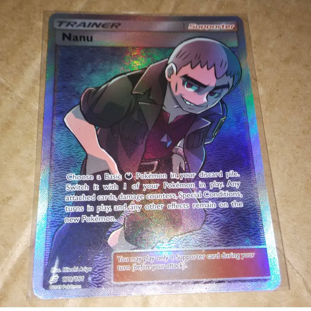 [Pokemon TCG] Nanu Full Art [179/181][SM - TEAM UP], Hobbies & Toys ...